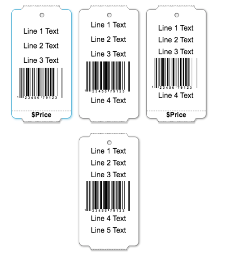 Blank Label Tags (500 Labels) - UPCs.com