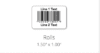 Printed Barcode Label Roll (1,000 Labels) - UPCs.com
